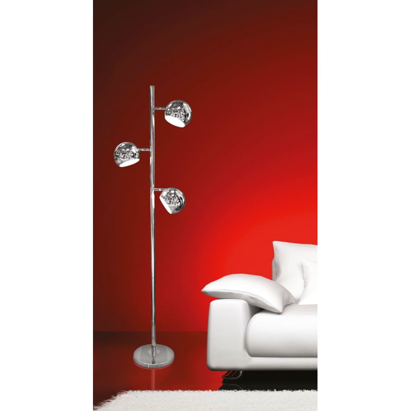 Lampadar modern design metalic cromat Trinton