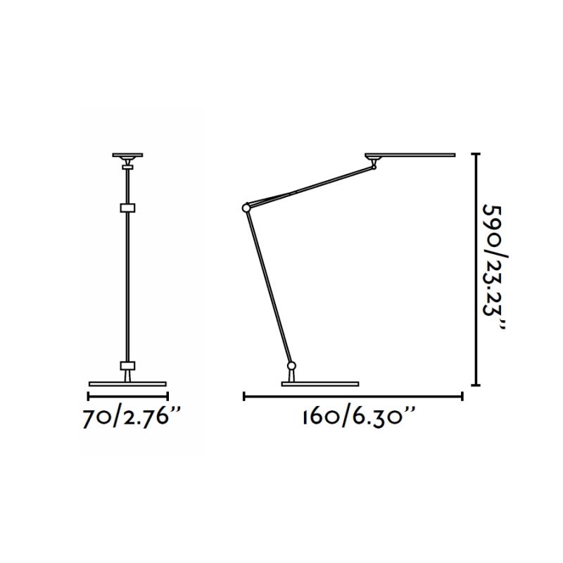 Lampa LED office design minimalist ITO