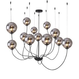 Lustra moderna cu 8 surse de lumina design deosebit CONFLUX