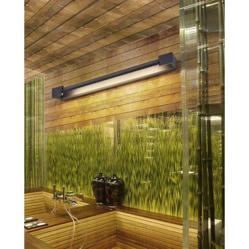 Aplica LED pentru baie directionabila 4000K Dali 45 neagra