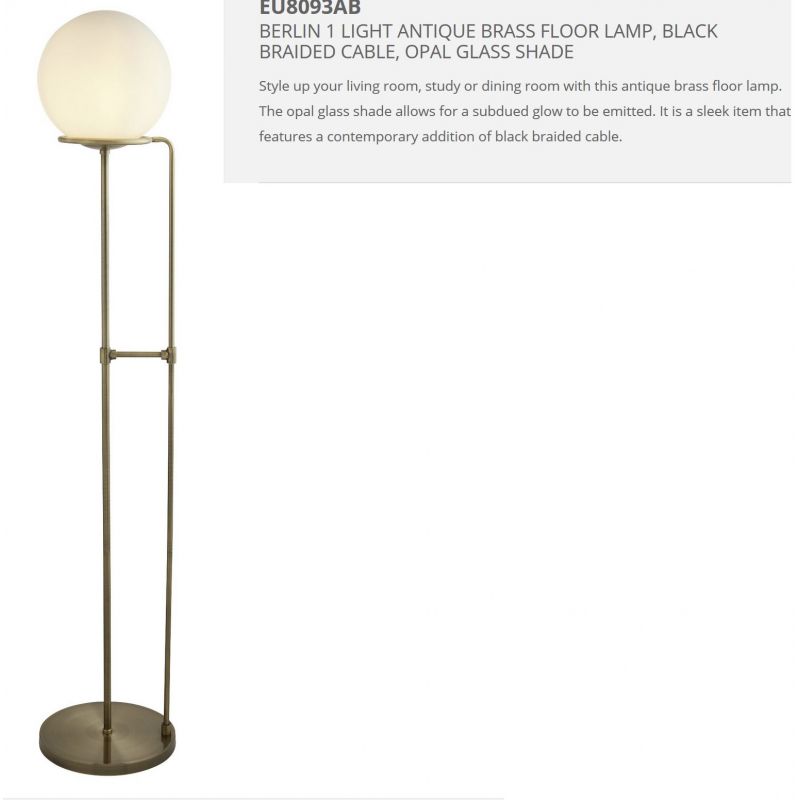 Lampadar / Lampa de podea deosebita design vintage Sphere