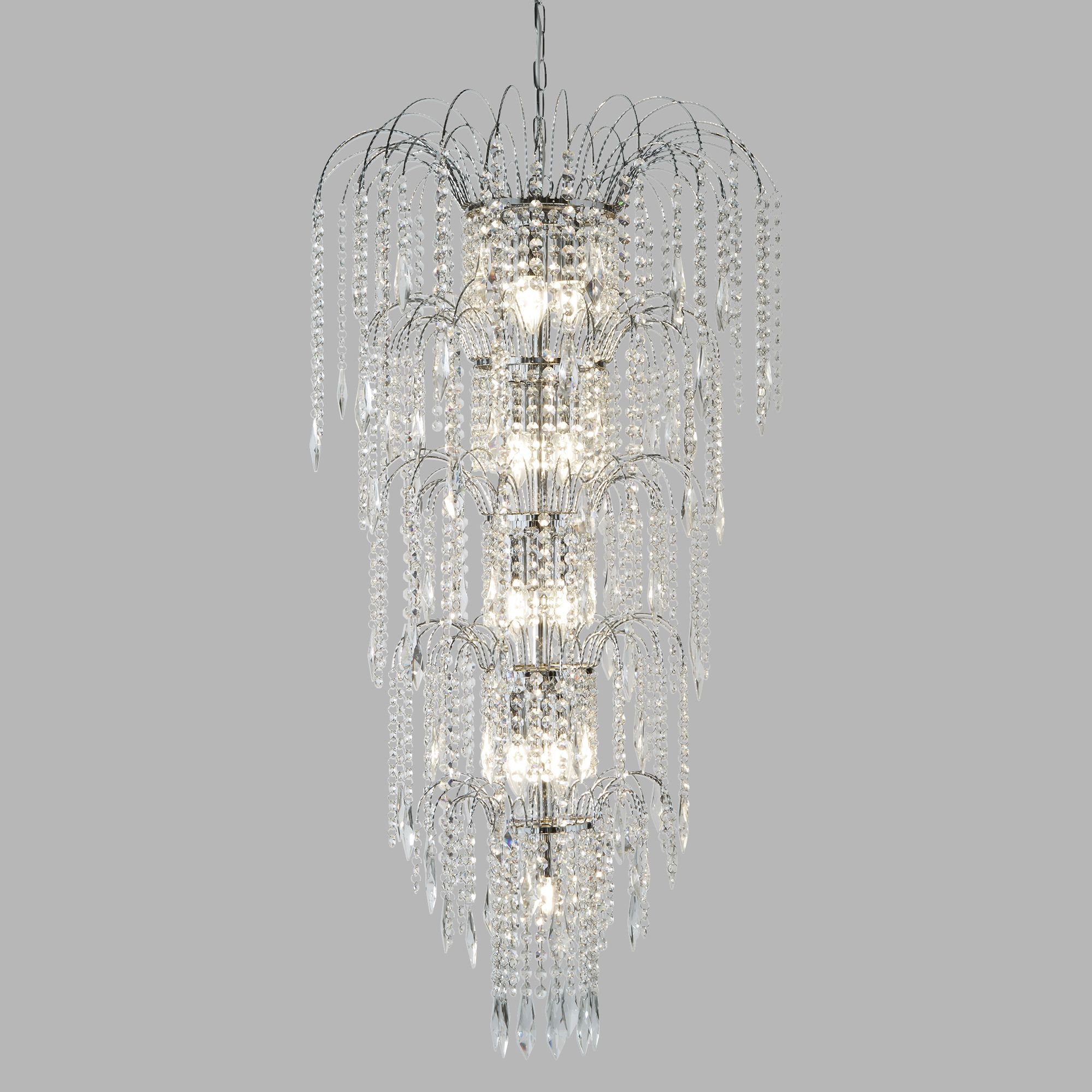 Lustra cristal casa scarii design LUX Waterfall 13L