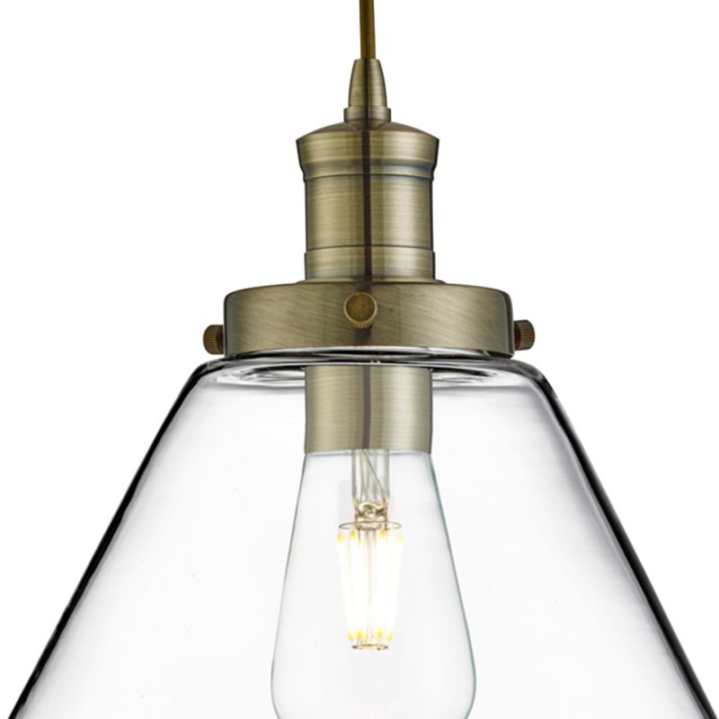 Lustra / Pendul design modern Pyramid alama antic / clar