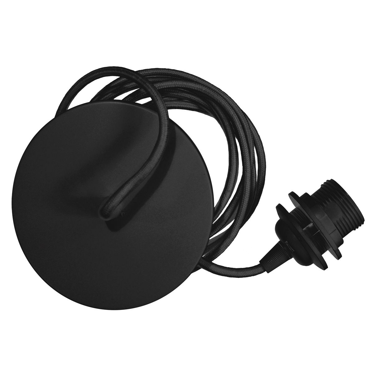 Accesoriu, Cablu textil negru Accesorii iluminat