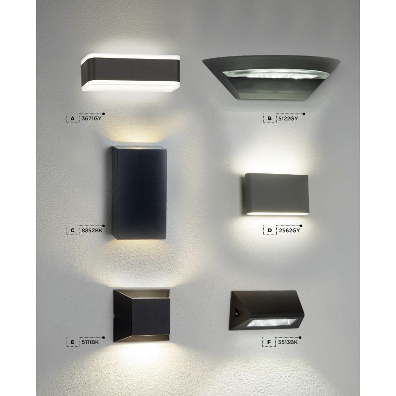 Aplica perete LED de exterior IP44 Down Aplice