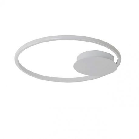 Lustra LED aplicata design modern circular FULINE alba