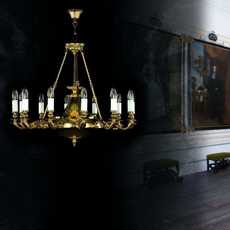 Candelabru design LUX 12 brate GERALDINA