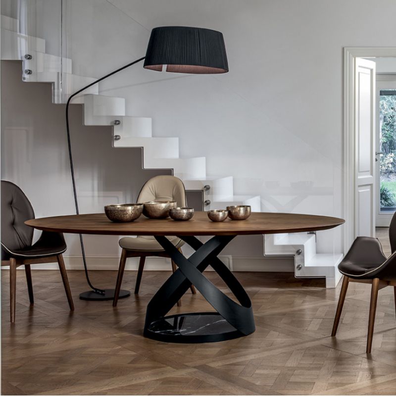 Mobila Masa ovala eleganta design LUX Capri 220x120cm