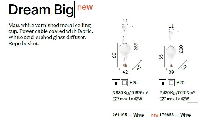 Lustra camera copii design balon, DREAM BIG SP1 D42 Iluminat pentru...