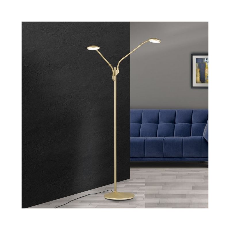 Lampadar LED dimabil stil modern Cobra satin alama
