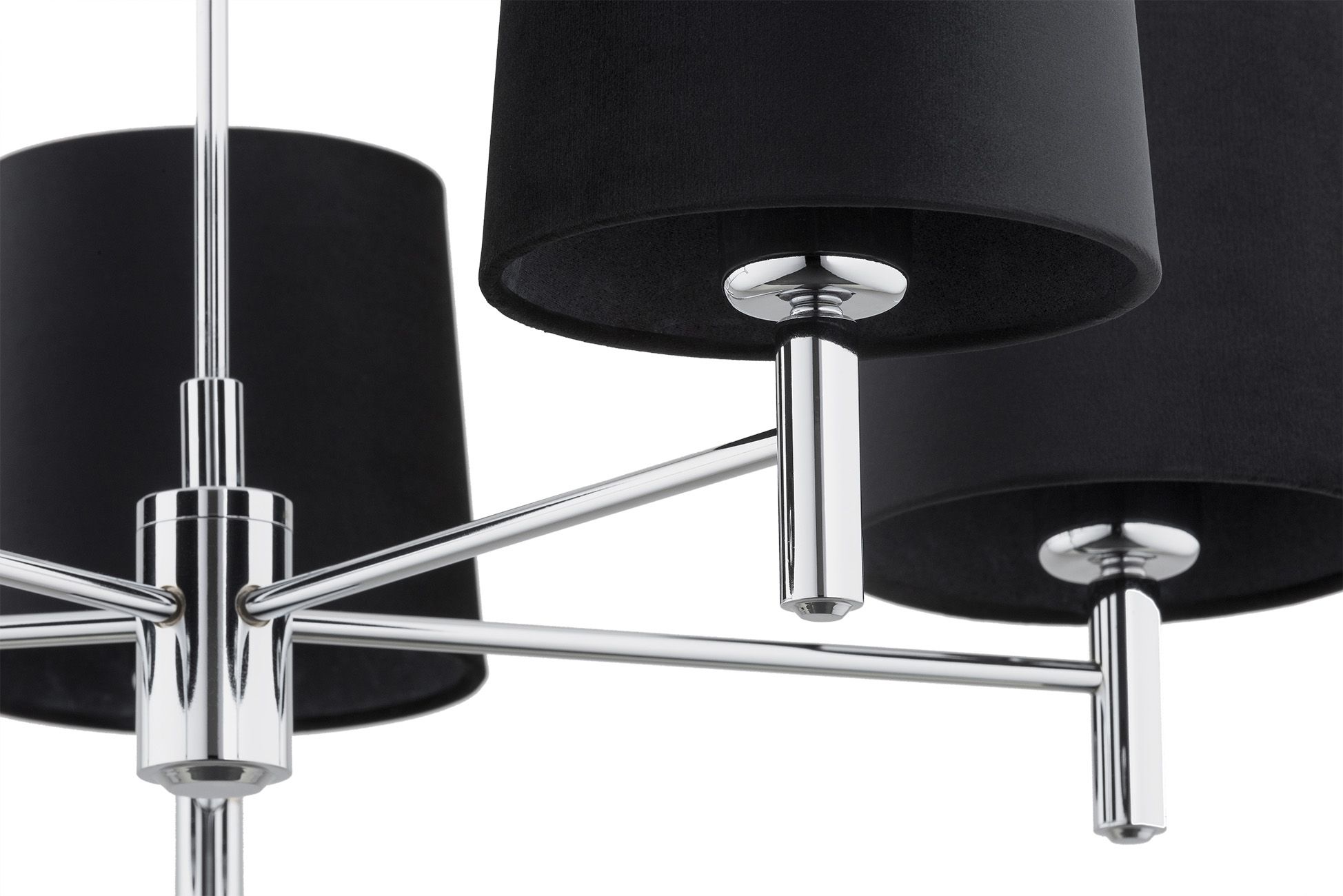 Candelabru modern design elegant BOLZANO 5L negru Candelabre, Lustre
