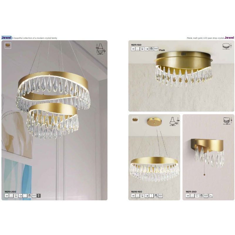Lustra LED eleganta design modern Jewel Candelabre, Lustre