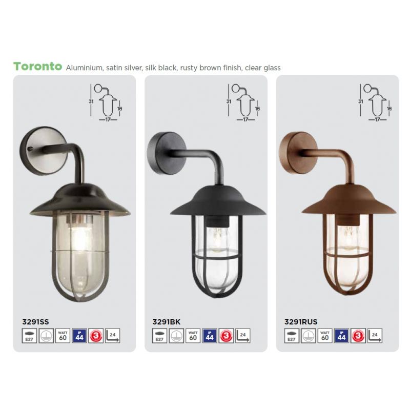 Aplica de exterior stil traditional IP44 Toronto Aplice