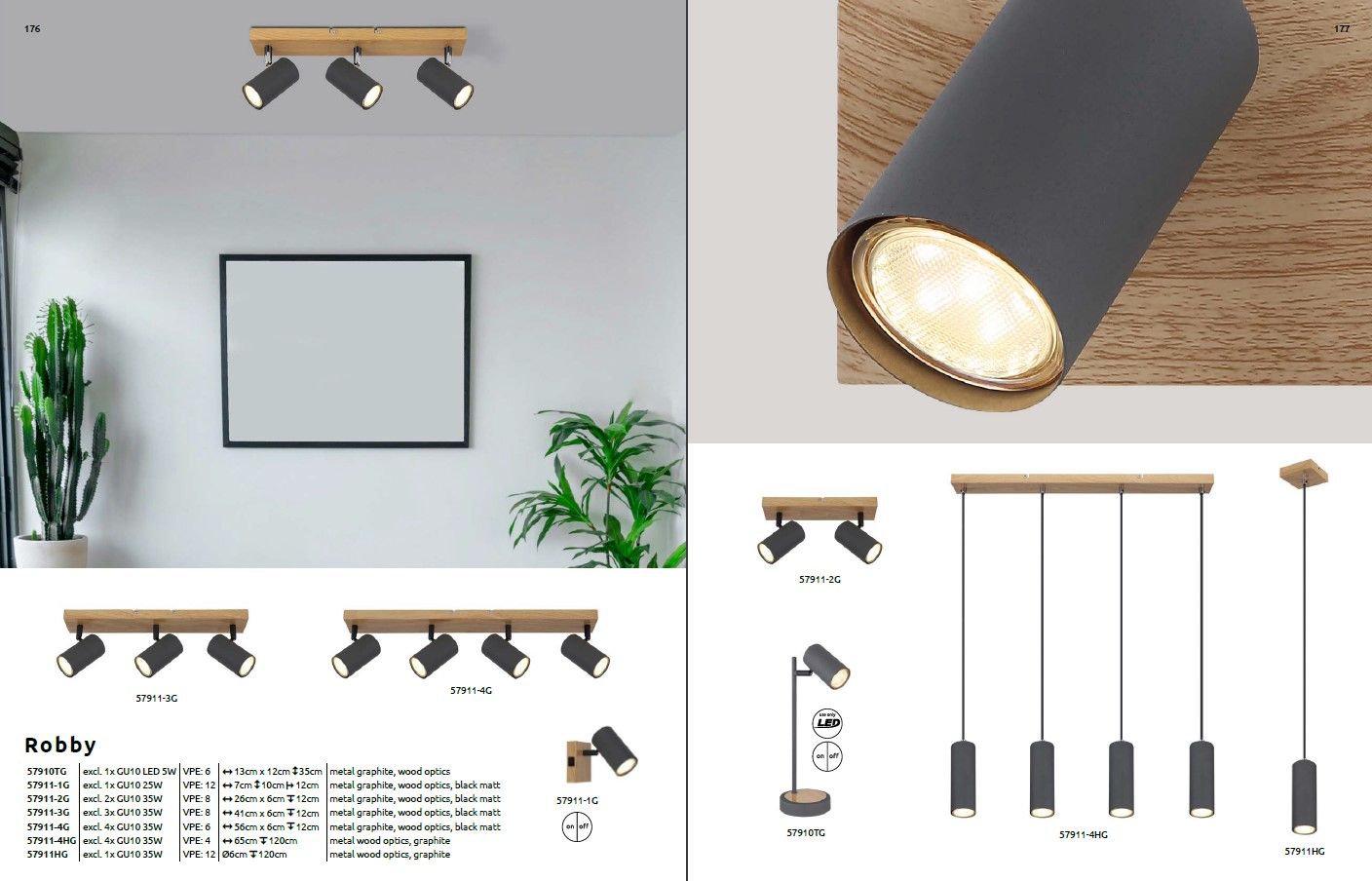 Aplica de perete / tavan cu 2 spoturi directionabile design modern ...