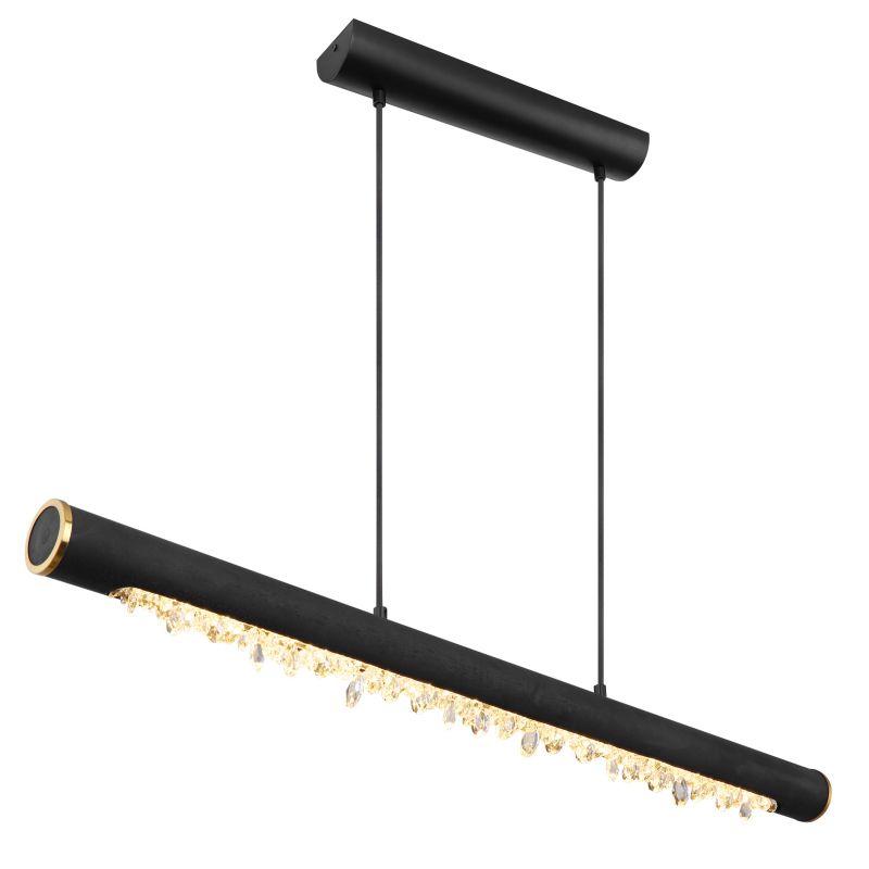 Lustra suspendata LED design modern Felicitas negru Pendule, Lustre...