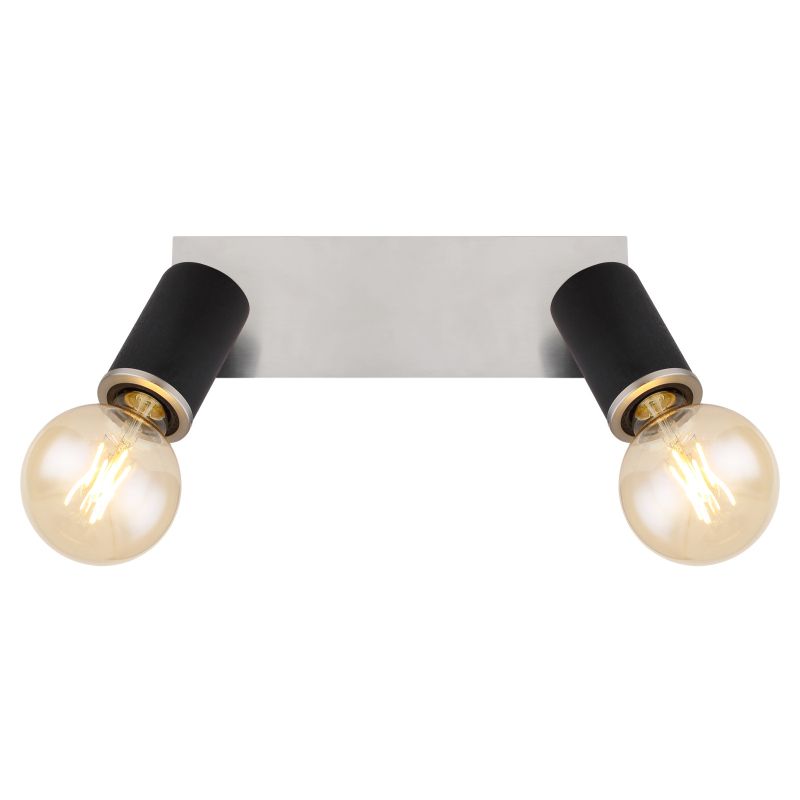Aplica de perete / tavan cu 2 spoturi directionabile design modern ...
