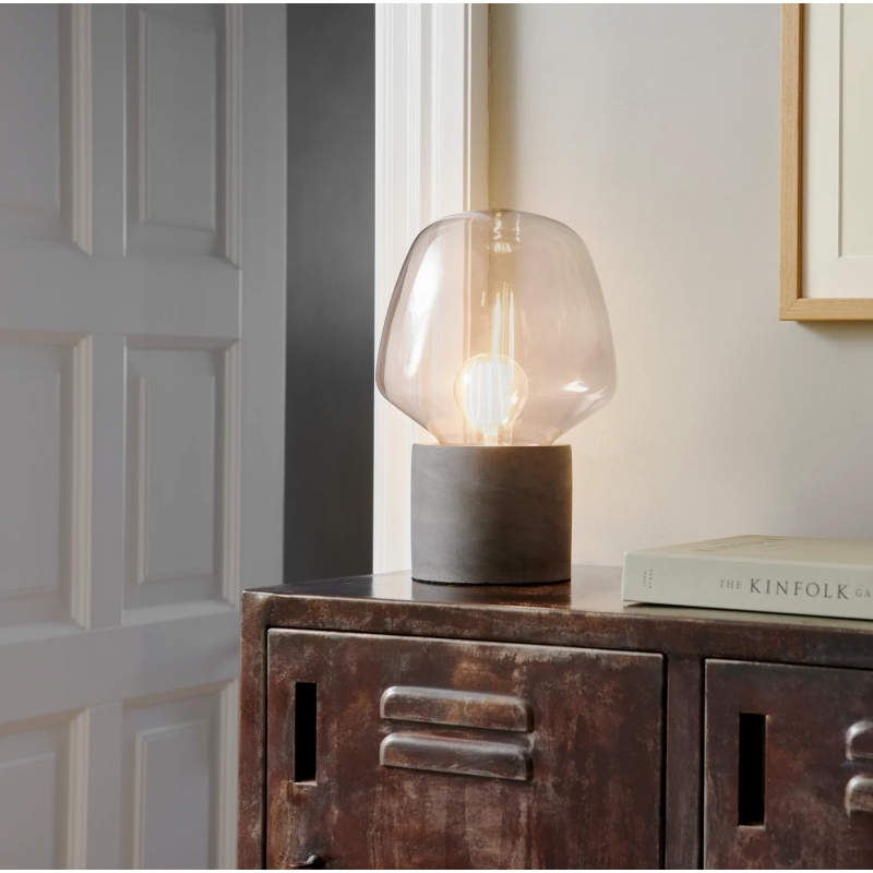 Veioza minimalista design decorativ nordic Christina, antracit Veioze