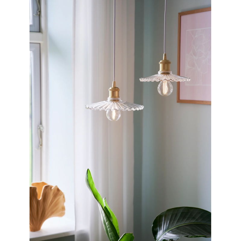 Pendul design clasic Torina 25 transparent Pendule, Lustre suspendate