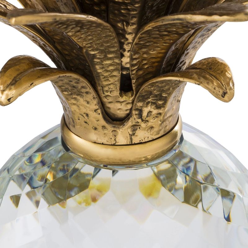 Vas depozitare, obiect decorativ design LUX Pineapple alama antic/