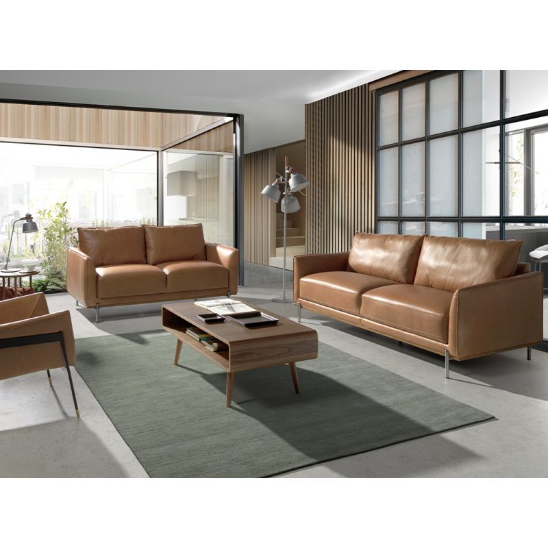 Canapea 3 locuri eleganta, design LUX Buffalo brown