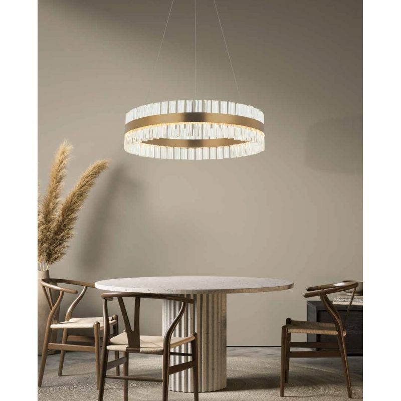 Lustra LED moderna design deosebit Marlen 60cm Candelabre, Lustre