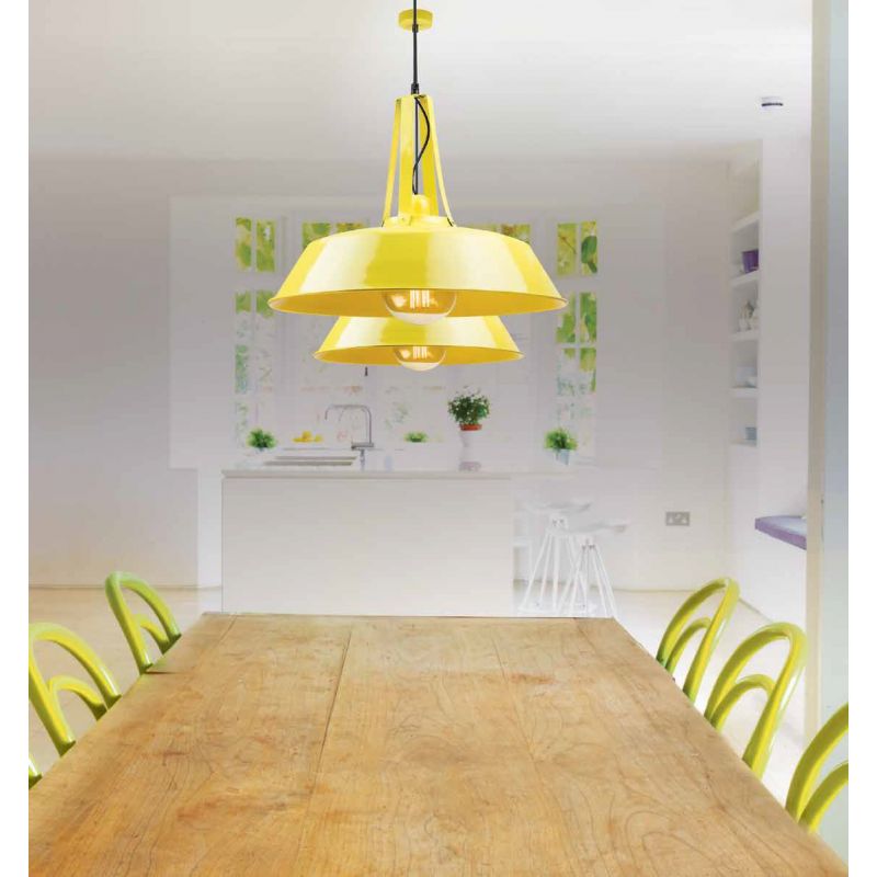 Lustra, Pendul design modern TAMAN galben Pendule, Lustre suspendate