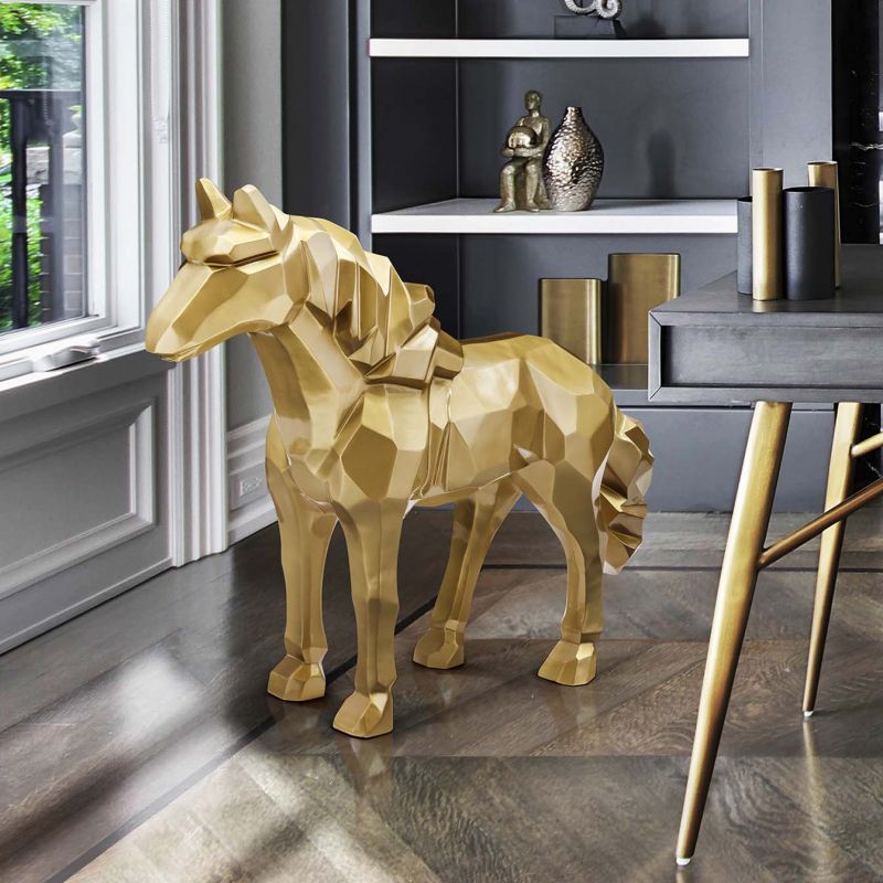 Figurina cal design decorativ Future Horse Statuete