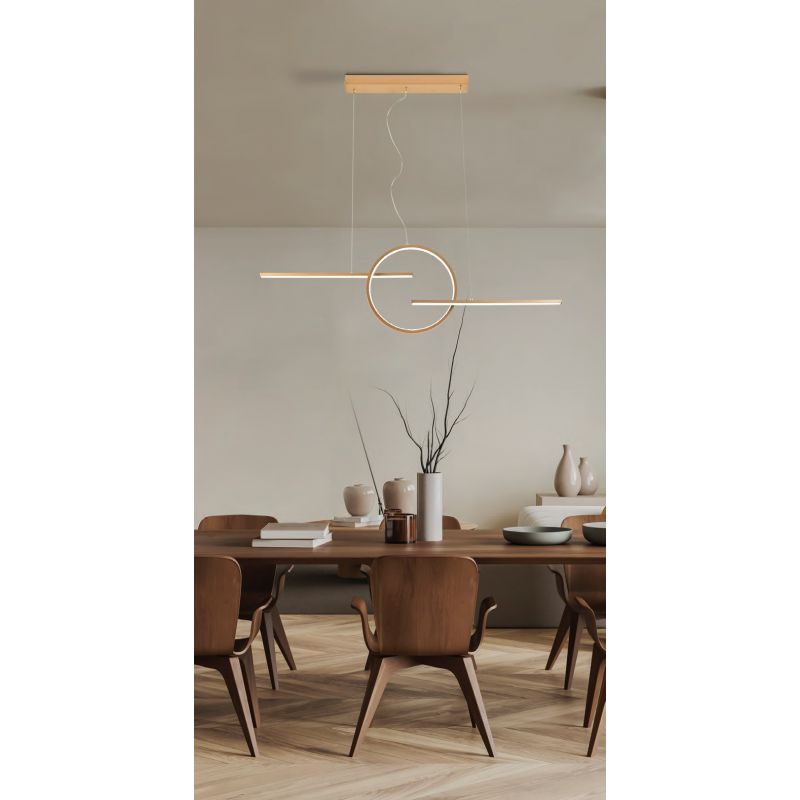 Lustra LED suspendata design modern LAUREN BK Pendule, Lustre suspe...