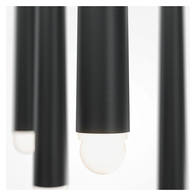 Lustra LED cu 5 pendule design modern Cascade negru Pendule, Lustre...