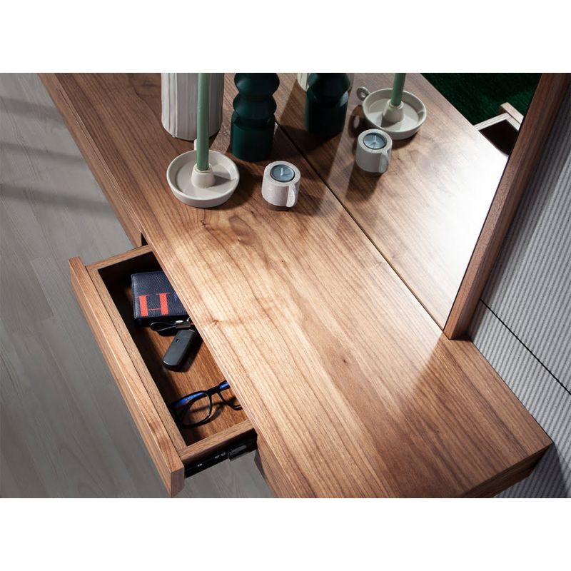 Oglinda de perete verticala cu raft tip consola Alline Oglinzi