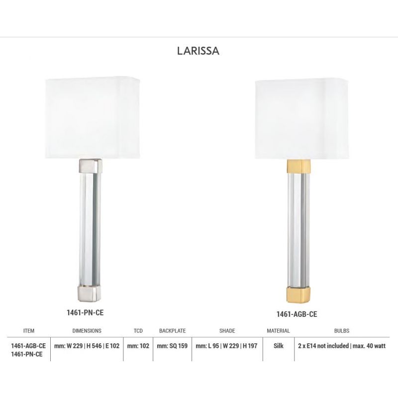 Veioza, lampa de masa, design modern LARISSA alama antichizata Veioze