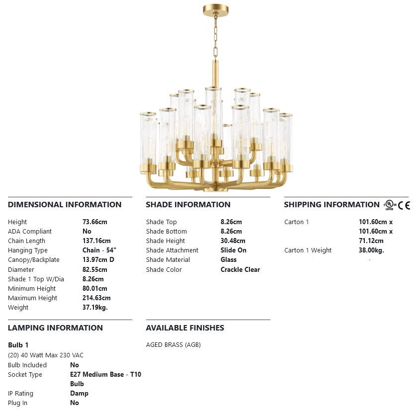 Candelabru design modern SORIANO Candelabre, Lustre