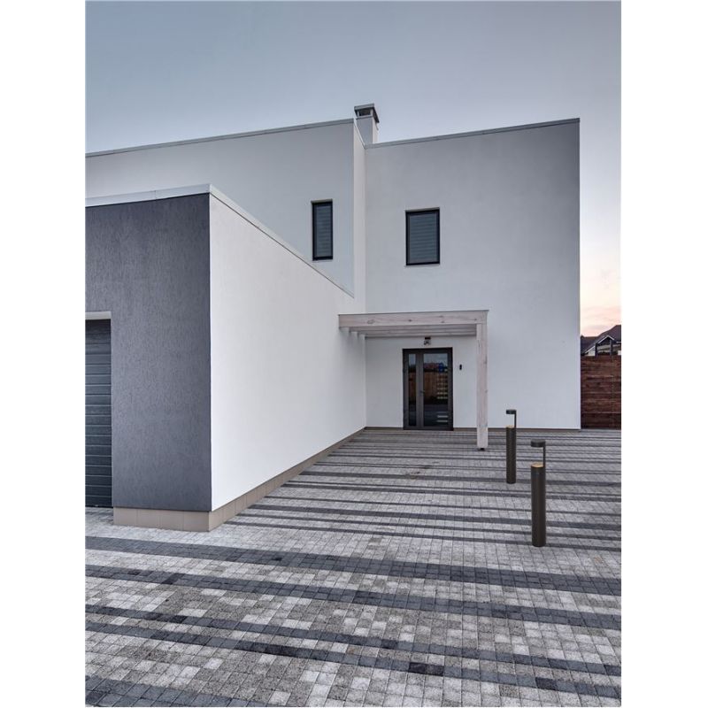 Stalp LED mic pentru exterior design modern IP54 Tala negru H-65cm ...