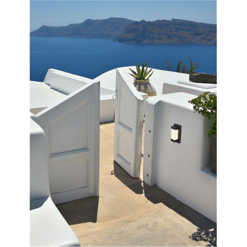 Aplica LED pentru exterior design modern IP65 Leto negru Aplice