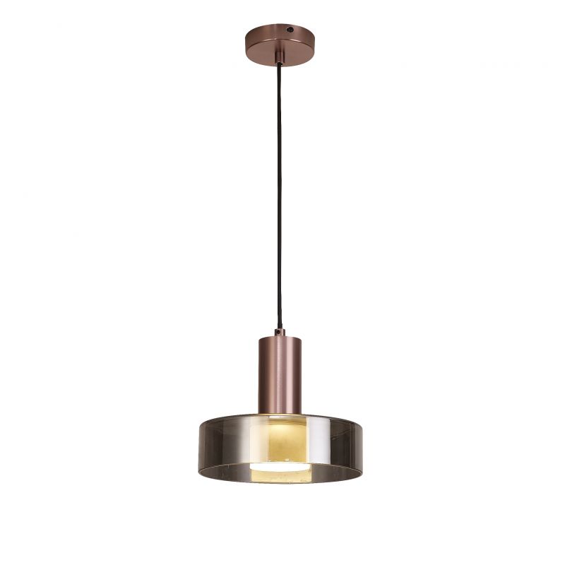 Lustra, Pendul design modern Gin auriu-roze Pendule, Lustre suspendate