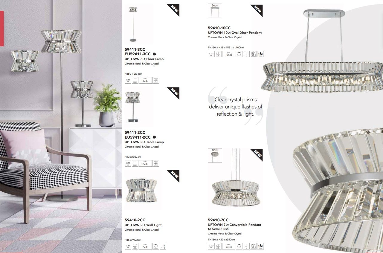 Lustra eleganta cu cristal ideala pentru sufragerie sau bucatarie U...