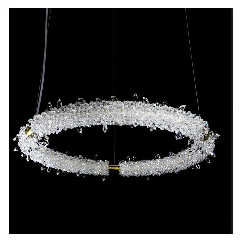 Lustra LED LUX moderna design circular D65 GLACEE 01 Candelabre, Lu...