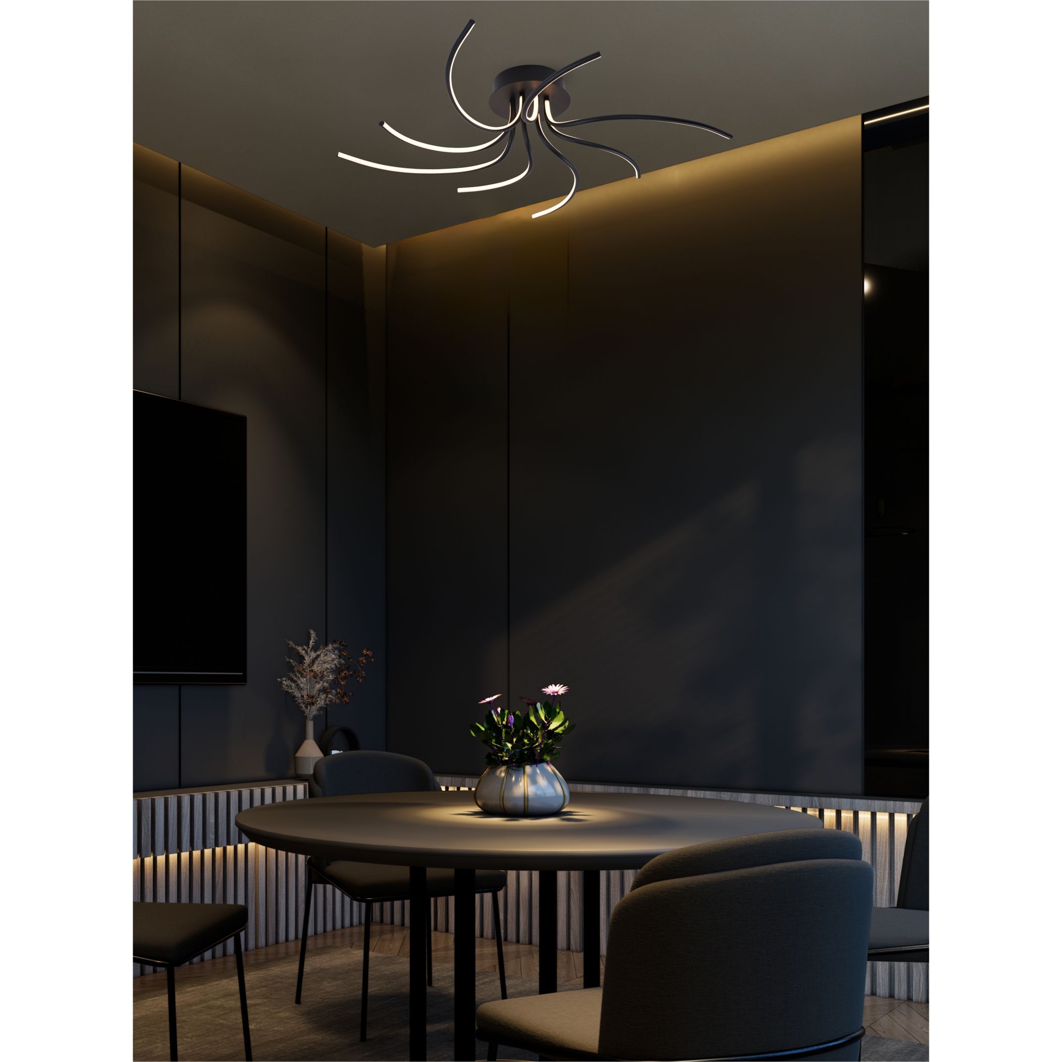 Lustra aplicata LED design modern DIOGO Lustre aplicate