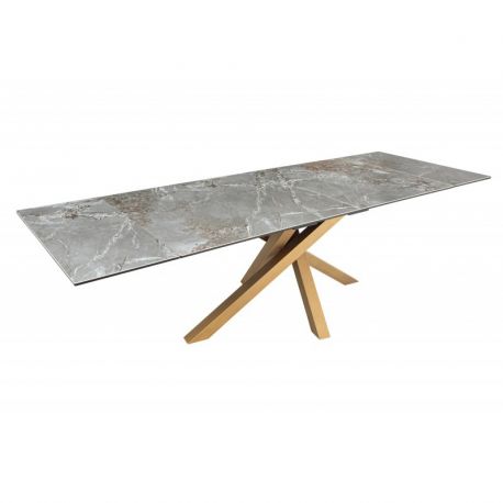 Masa extensibila moderna Marvelous gri 180-260cm Mese extensibile