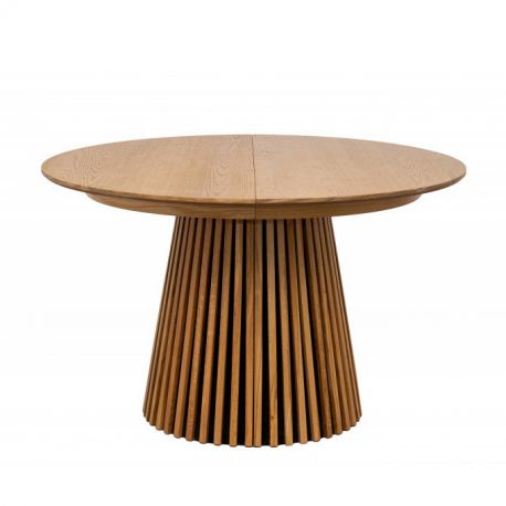 Masa rotunda extensibila Valhalla Wood 120-200cm, stejar Mese exten...