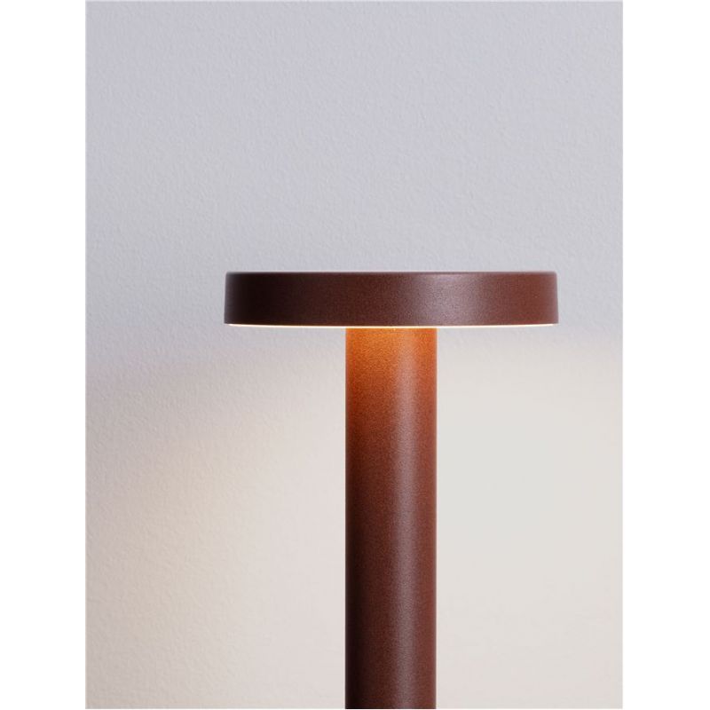 Stalp de exterior pentru terasa sau gradina, MOOD maro H-20cm Stalpi
